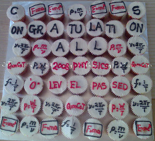 Taste On Tray: PHYSICS Theme Cupcakes