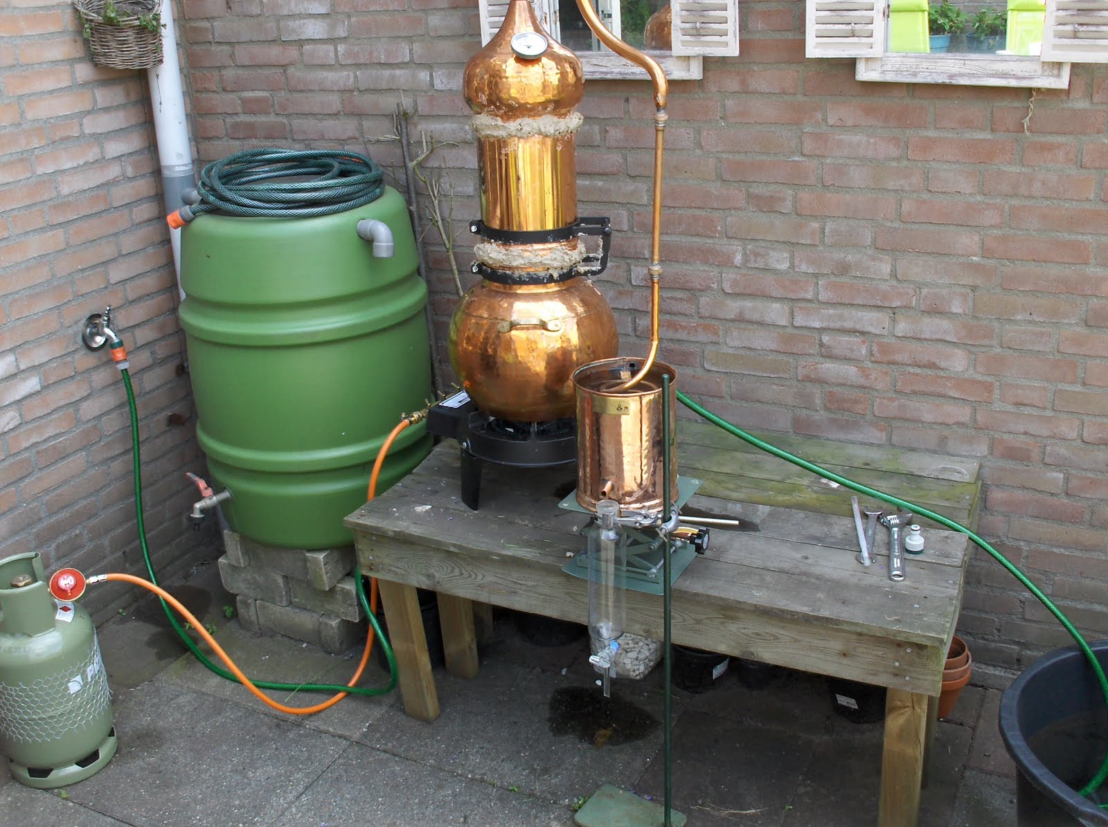 indekoperenketel: Lavendel destilleren