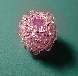 How to peyote stitch a beaded bead