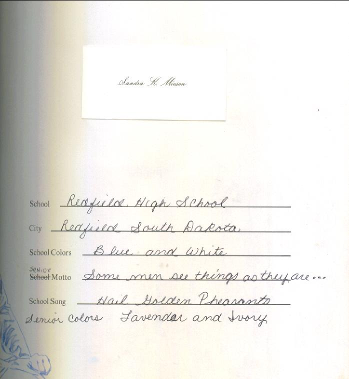 Redfield High School Class of 1970 40 Year Reunion: Memory Book- Title ...