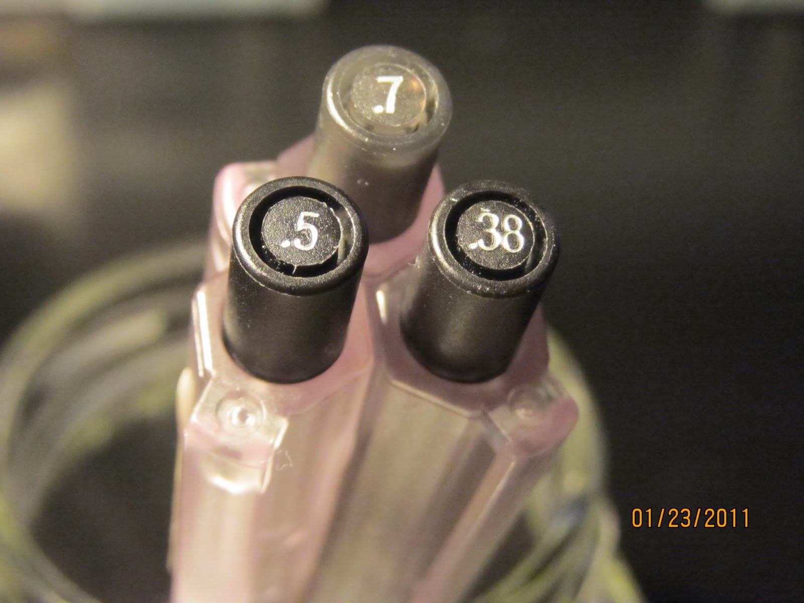 Pen and Paper Hoarder: Muji Hexagonal Retractable Pens