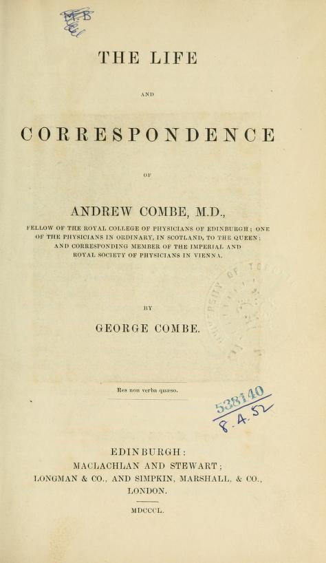 ARQUIVO HISTÓRICO (Madeira): The life and correspondence of Andrew ...