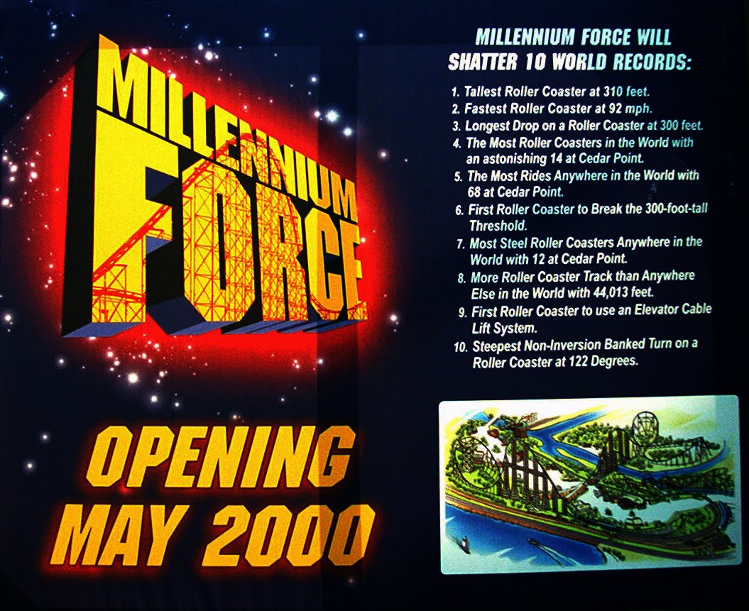 Millennium Force Sign