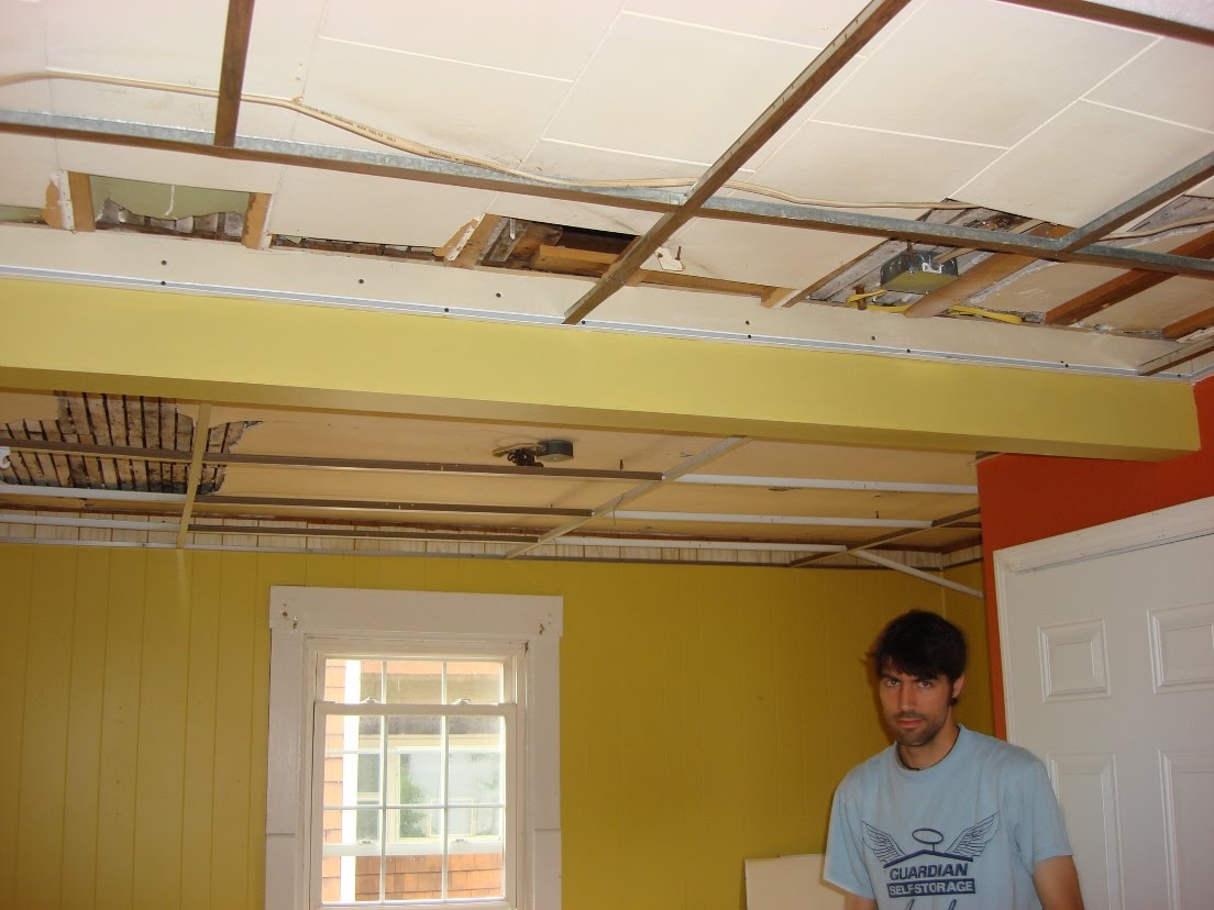 melbourne street renovation: ripping down ceilings