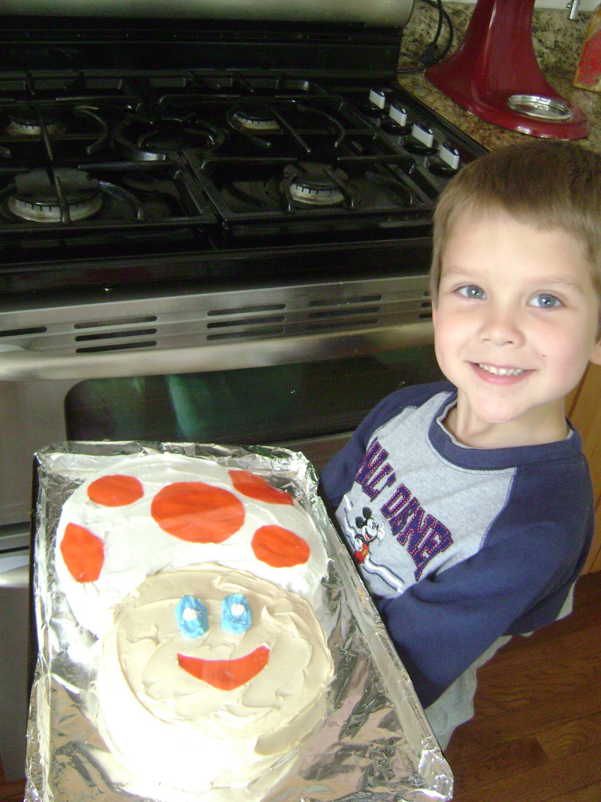Sprinkles: Super Mario Bros. Toad Cake