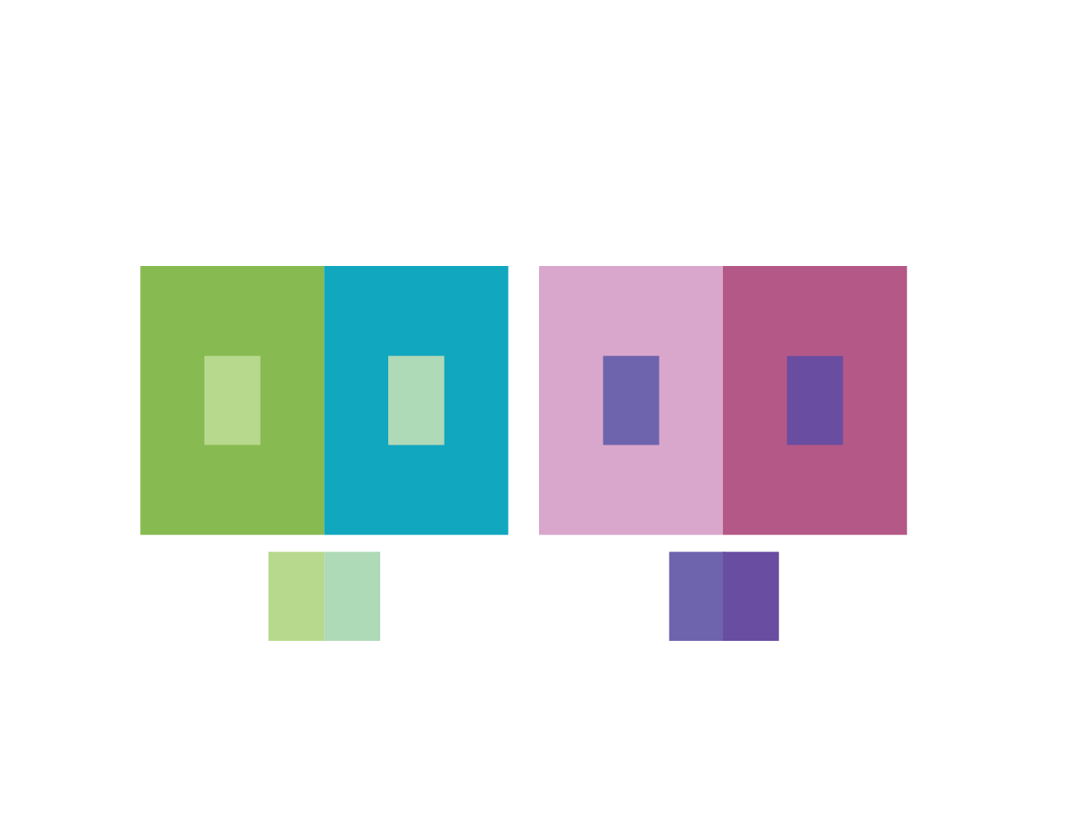 Principles of Graphic Art: Color: Ex. 2: Simultaneous Contrast