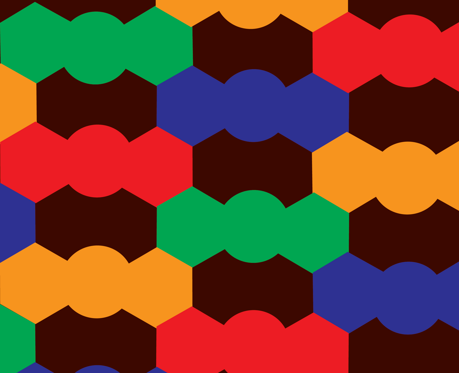 Principles of Graphic Art: Color: Ex. 6: Shape, Pattern, & Color Harmonies