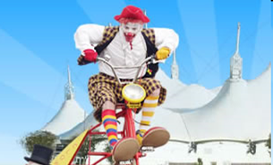 Hundreds of Clowns at Butlins Bognor Regis Resort