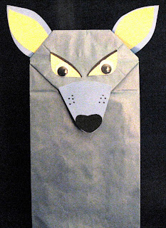 Art & Craft Projects: Blue Jackal Puppet