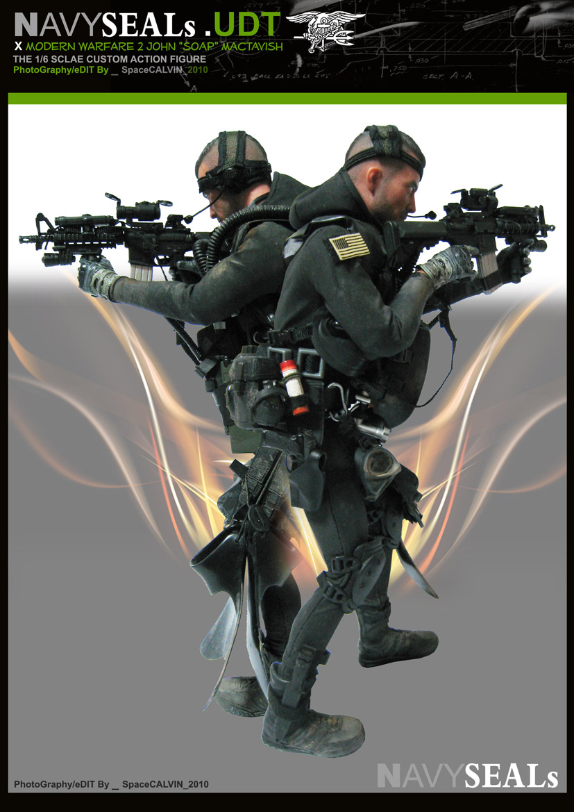 SpaceCalvin_My Space_My 1/6 Custom: 海豹_The Navy Seals_UDT_New
