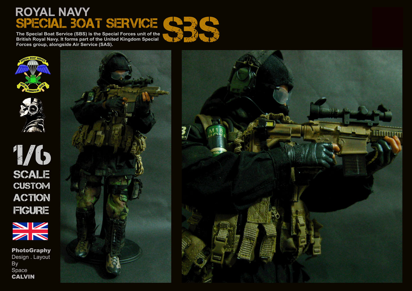 SpaceCalvin_My Space_My 1/6 Custom: The Royal Navy-Special Boat Service ...