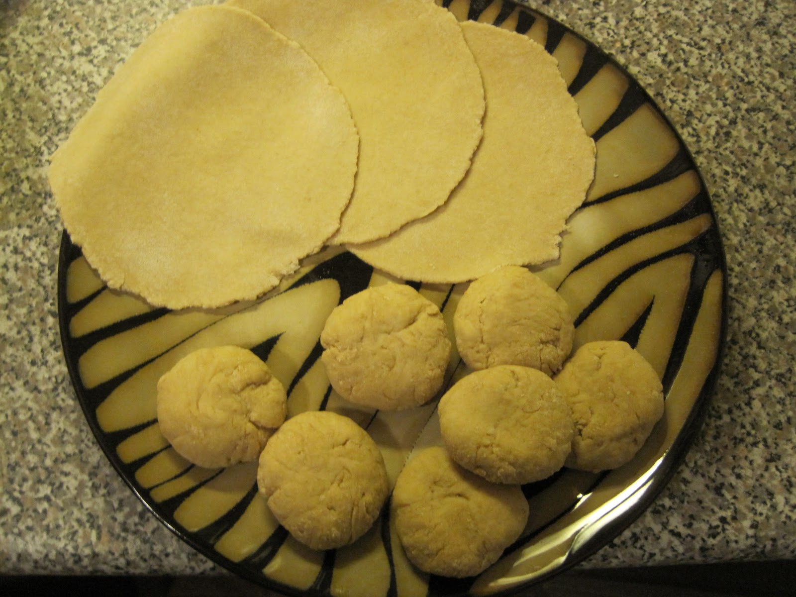 Harika's Kitchen: Puri with chicken curry