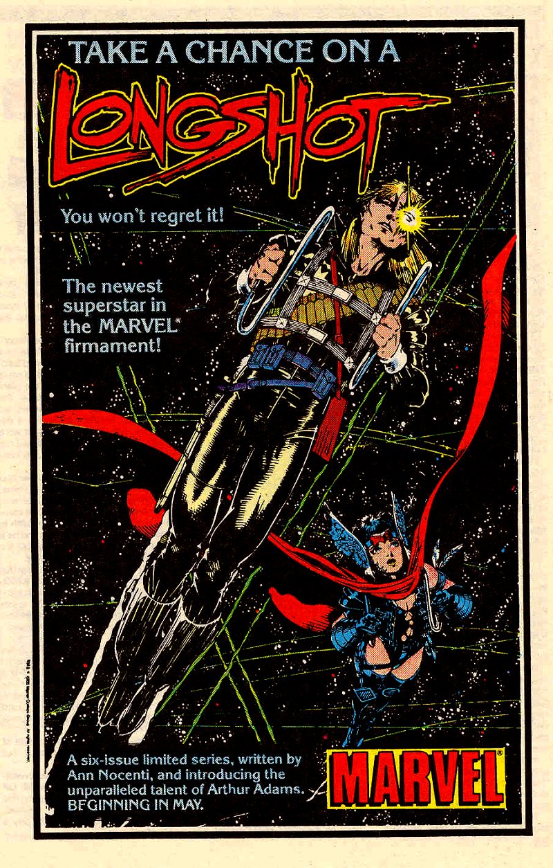 Marvel Comics of the 1980s: 1985 – Longshot miniseries
