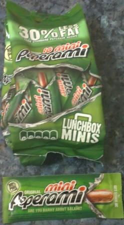 Diets and Calories: Peperami Lunchbox Minis