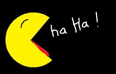 a pacman a day keeps the boredom away~: laughing funnies