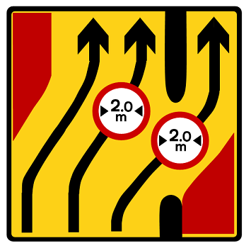 Metrication and improvement of road works signs | glob on someday