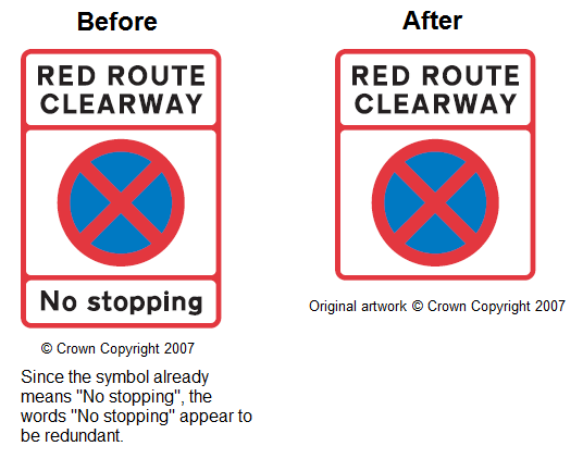 Signage improvements: No stopping and no waiting | glob on someday