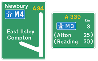 Signage improvements: Motorway and service signs | glob on someday