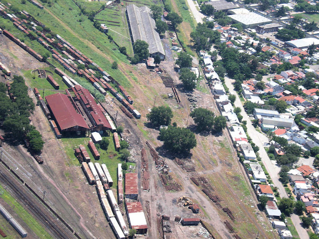 Trenes Argentinos: Haedo desde el aire