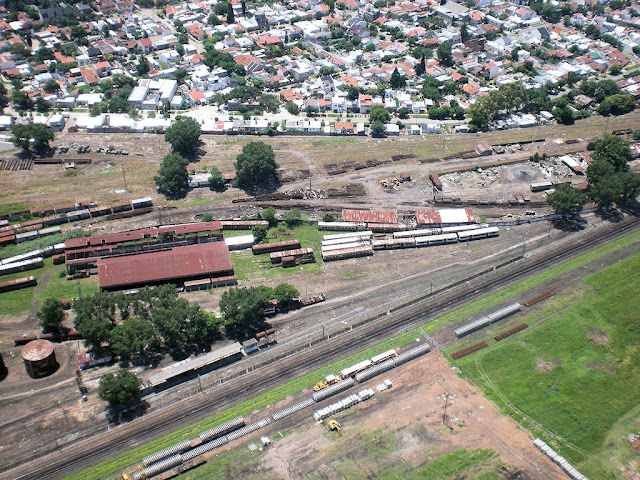 Trenes Argentinos: Haedo desde el aire