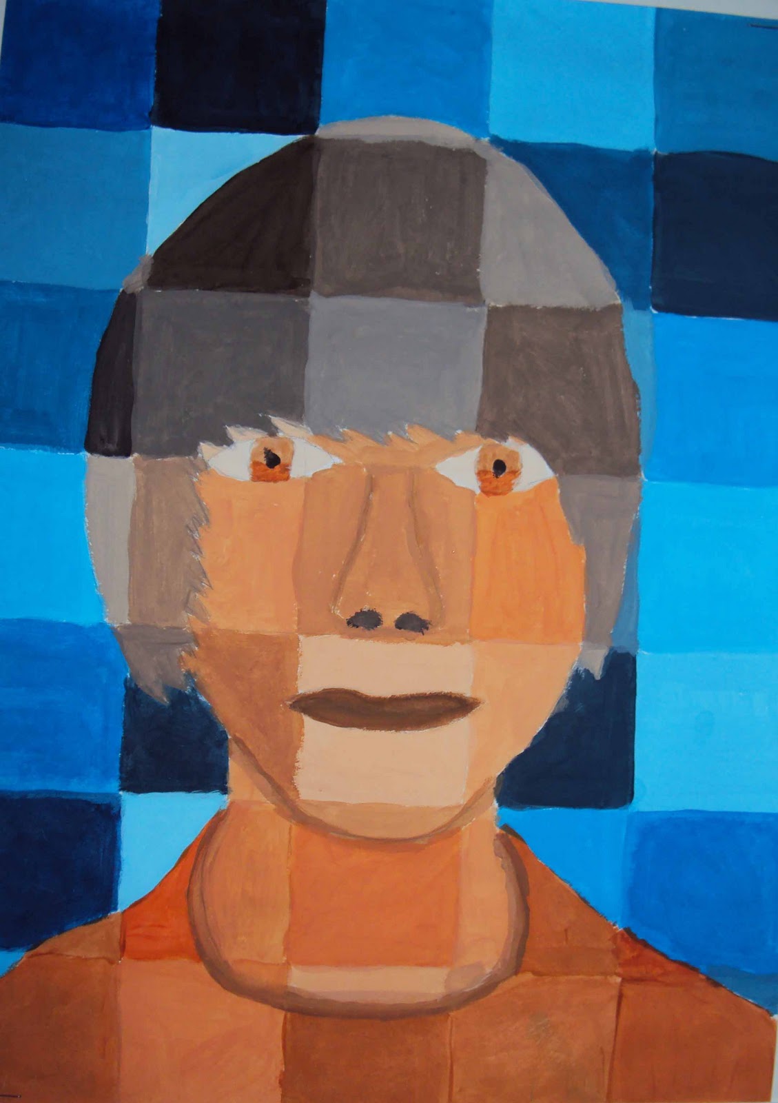 Under The Brush~: Grid self portraits 3 & 4~