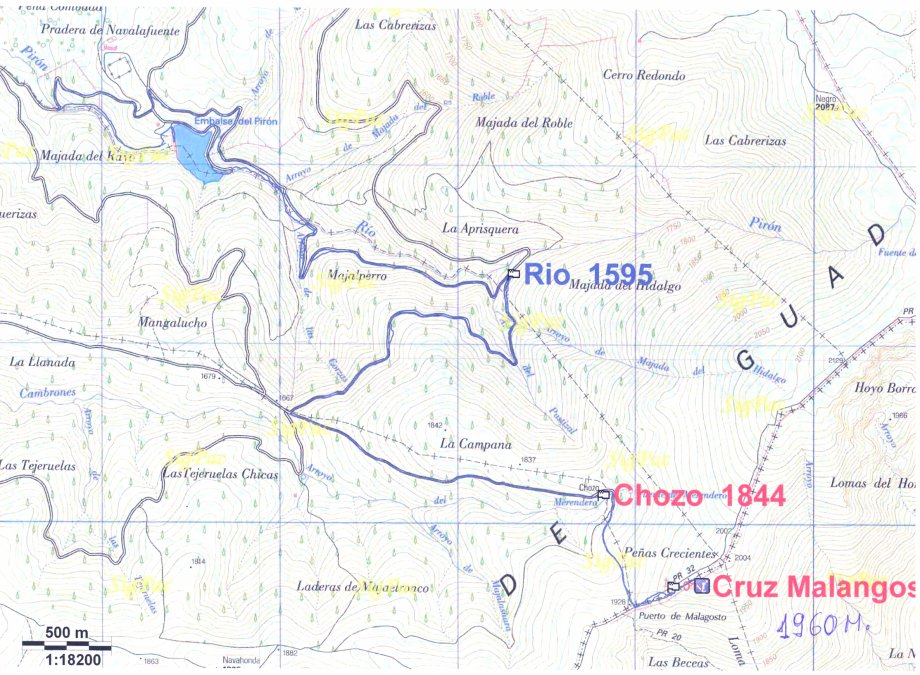 ocio y deportes: EMBALSE RIO PIRON- CRUZ DE MALANGOSTO