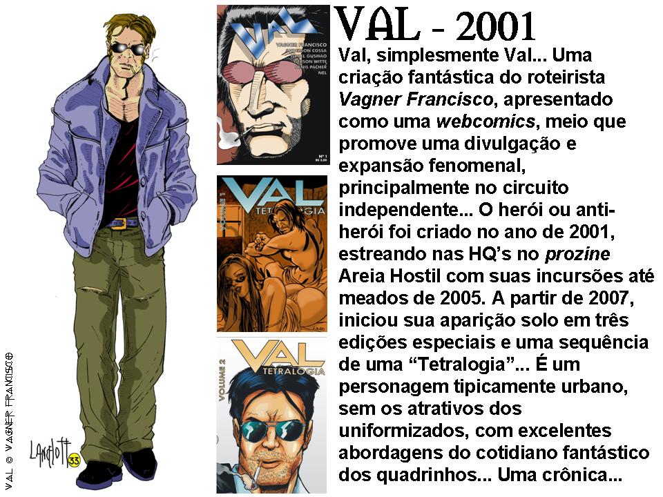 HQ Quadrinhos: VAL by Vagner Francisco