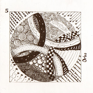 LMD Studio Sketch-n-blog: Zentangle: Orbs Challenge
