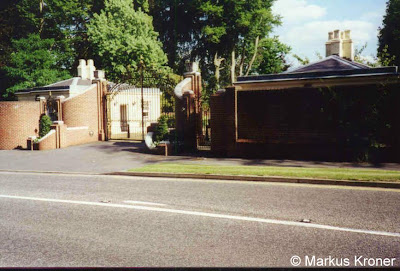 Tittenhurst Park: View into Tittenhurst Park Estate from London Road ...