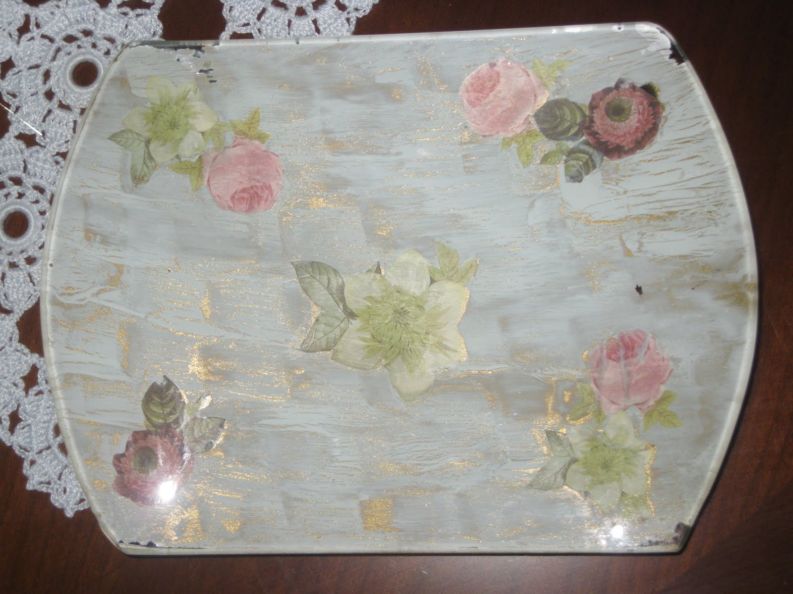 manos creativas: Platos en decoupage