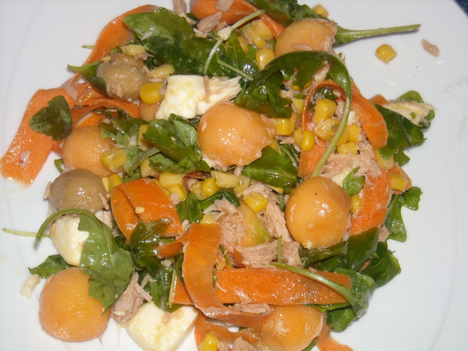 INSALATA MISTA CON TONNO E CANTALUPO da Le ricette di Lella su ...