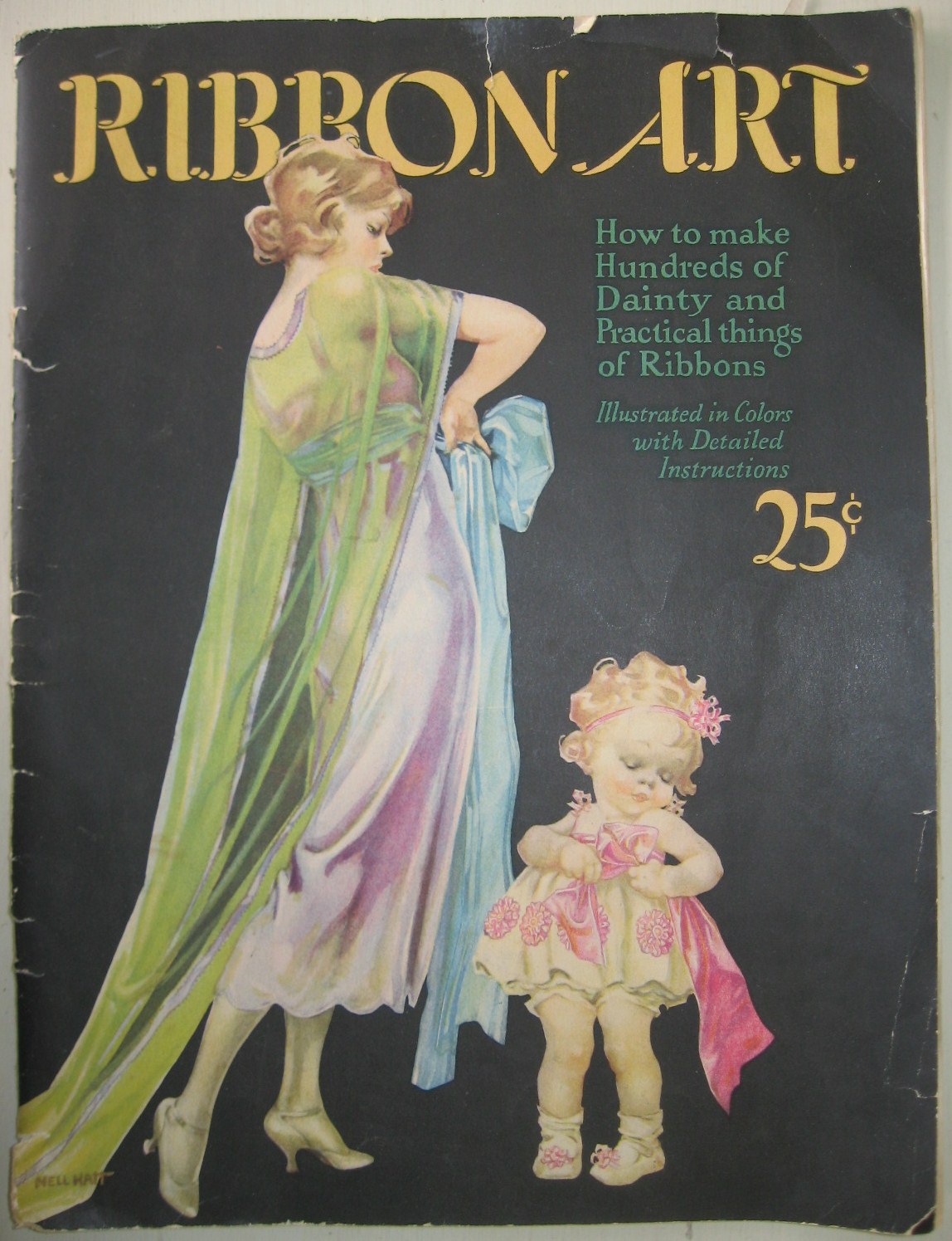 A Sip of Sarsaparilla: Vintage 1923 Ribbon Art: How to Make Hundreds of ...