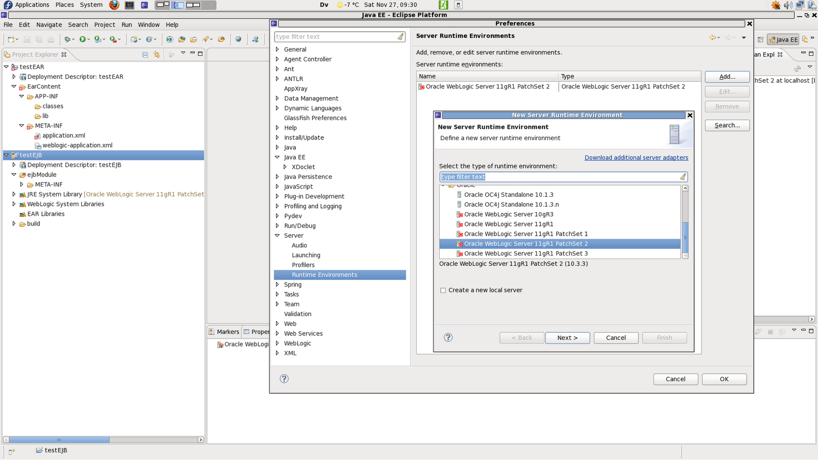 Devops Tips And Tricks Create Java Ee Project Using Eclipse Helios 36 And Weblogic 1033