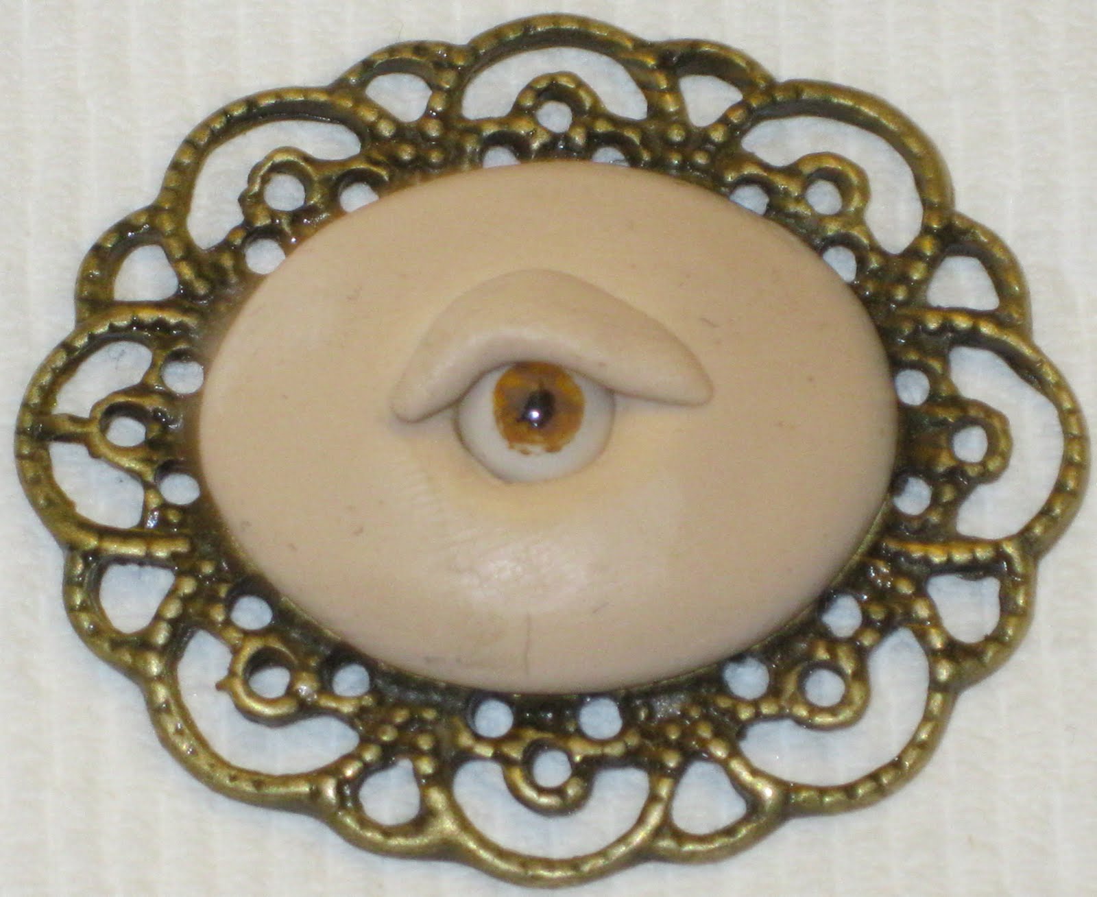 ...Make It With Me: Polymer Clay Eye Test Piece