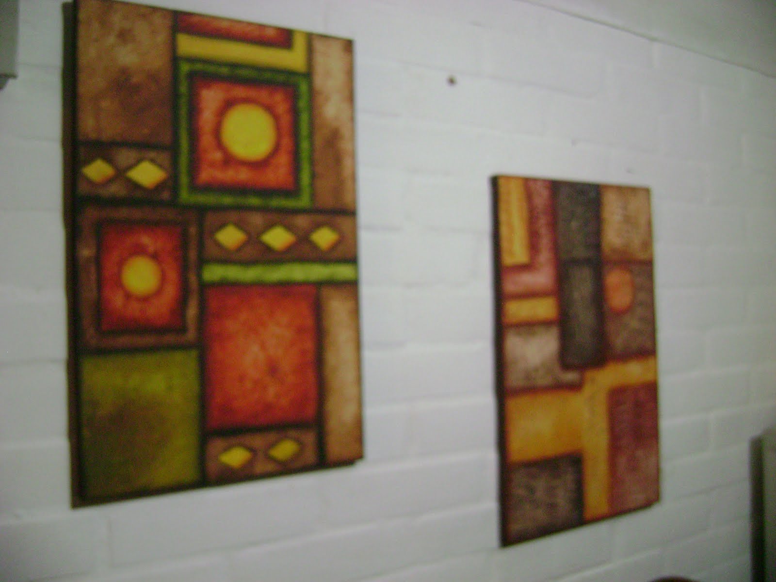 Cuadros modernos con texturas - Imagui