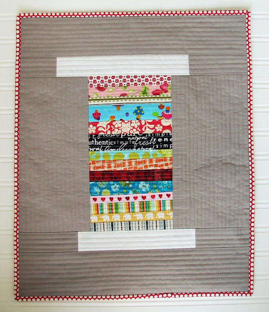 Scrappy Spool Mini Quilt