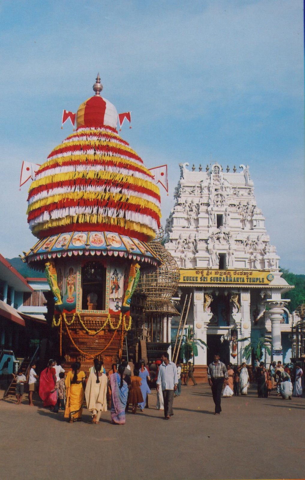 Ratha Shilpa: Shree Subramanya temple ratha made by him