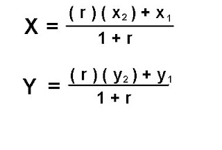 MATEMATICAS III: Division de un segmento rectilineo