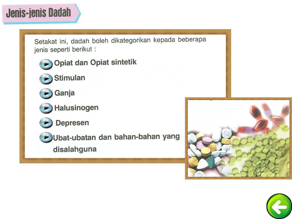 PPDa: Jenis-jenis Dadah