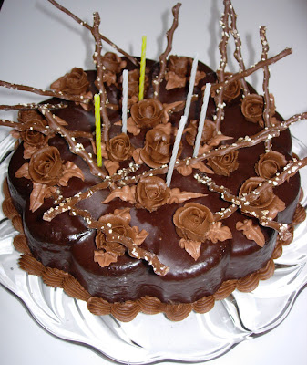 Ronna's Blog: Winter Rose Cake