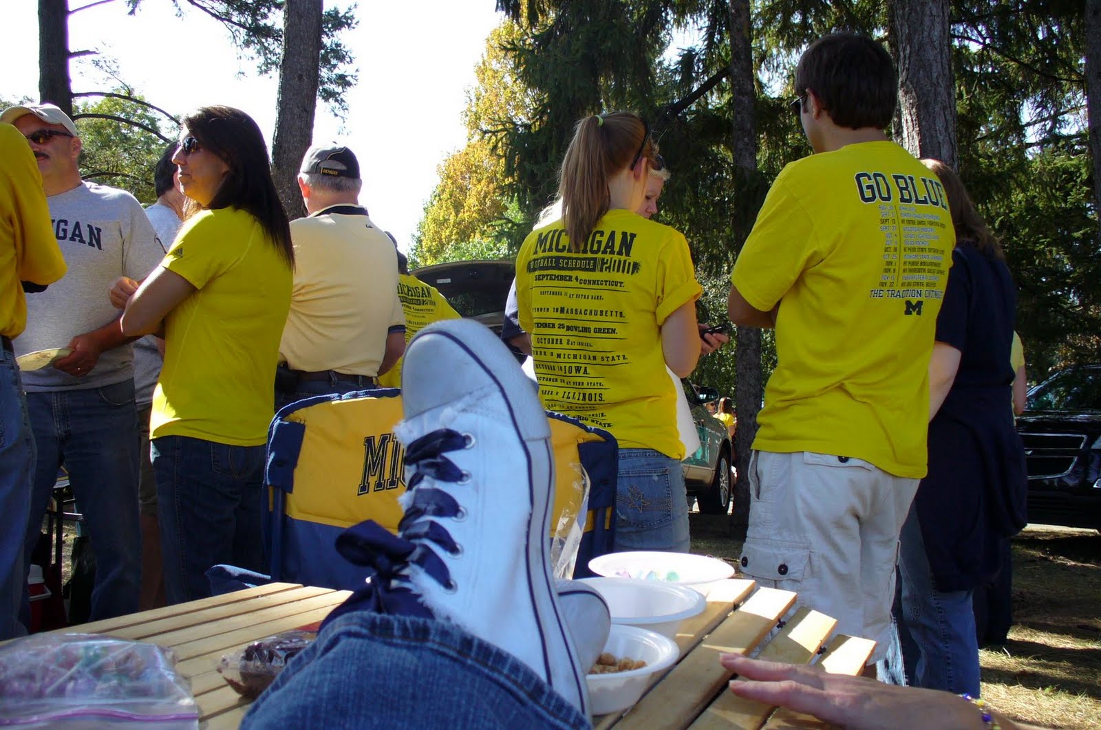 Chelsea's Tailgate Shoes