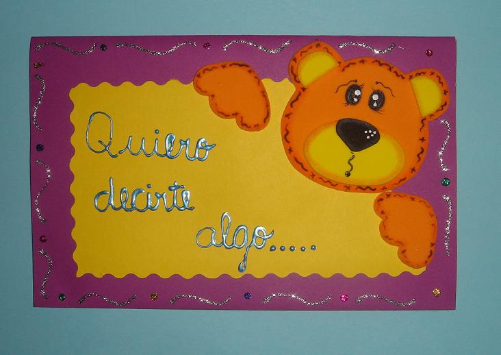 Cartas en fomi - Imagui