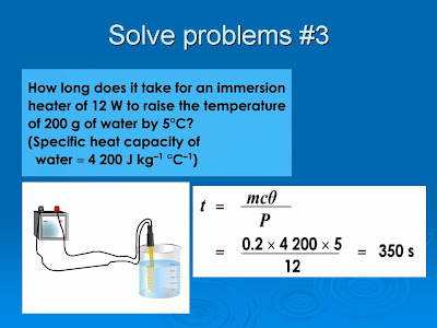 CHAPTER 4: HEAT: 4.2 Specific Heat Capacity - Solved problems