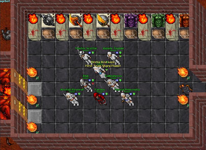 Tibia RPG Brasil Blog ::.: First Team [Sharp Flame Quest] ( Citeron )