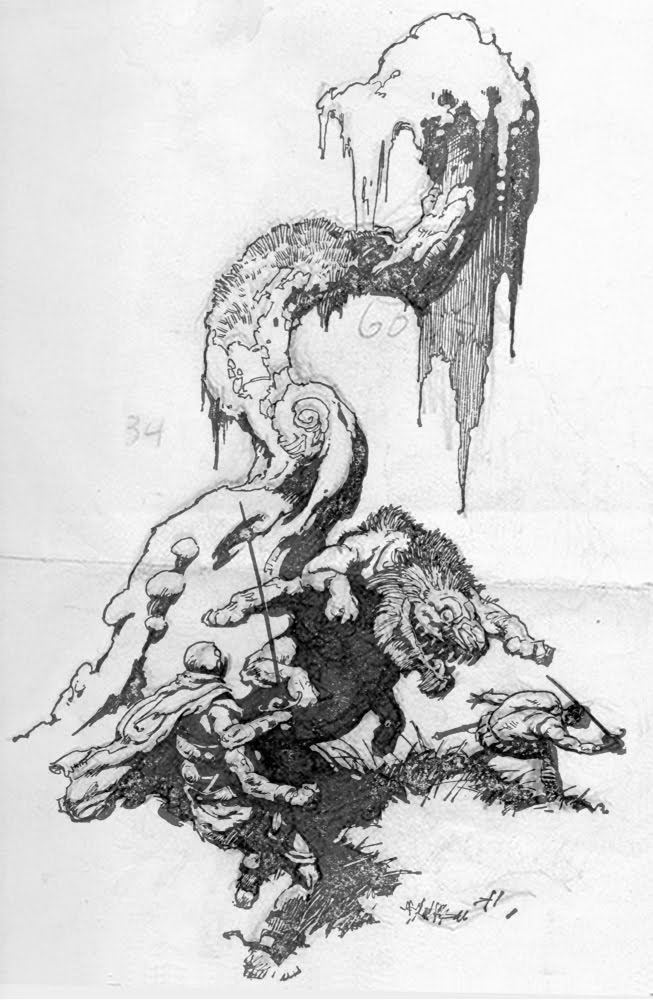 A Burning Designer: Frank Frazetta (Part 5) More sketches