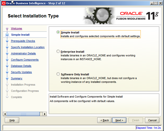 Cuneyt Yilmaz Oracle Blog Oracle Business Intelligence 11g Installation Steps 2