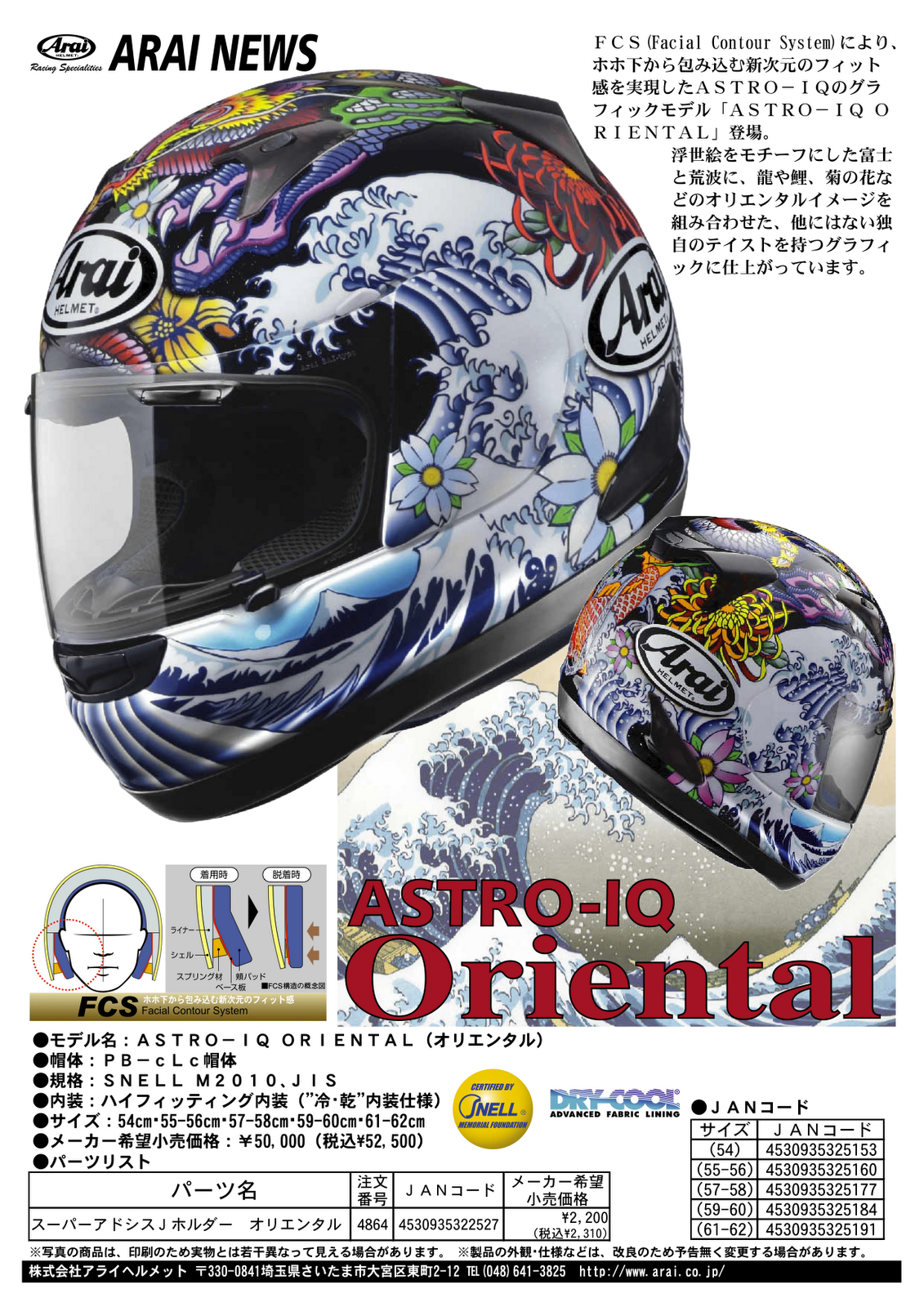 helmetpenang: Arai Astro IQ Oriental