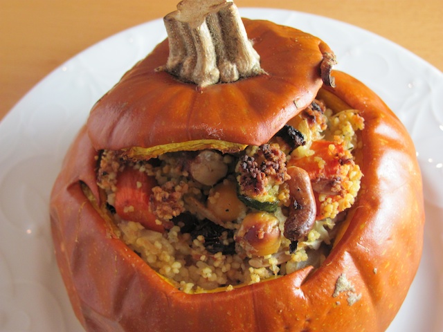 bookcooker: Fall Interlude: Moroccan Couscous Stuffed Pumpkins