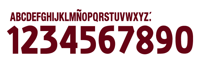 Football teams shirt and kits fan: Font Kappa 1999-2002