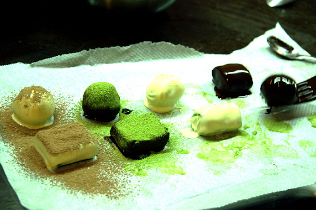 Homemade Matcha Truffles for Valentine's Day